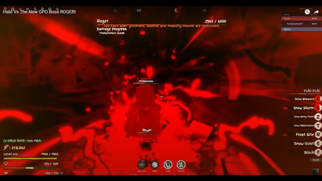 Halo Vs The New GPO Boss ROGER! - YouTube