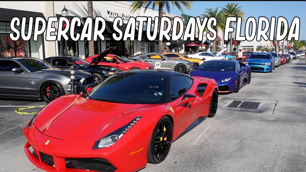 SUPERCAR SATURDAYS FLORIDA AT PEMBROKE PINES - YouTube