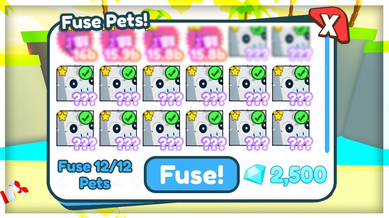 OMG 🥳 I FUSED 12 HUGE PEGASUS *NEW*... AND I GOT A RAINBOW PEGASUS ...