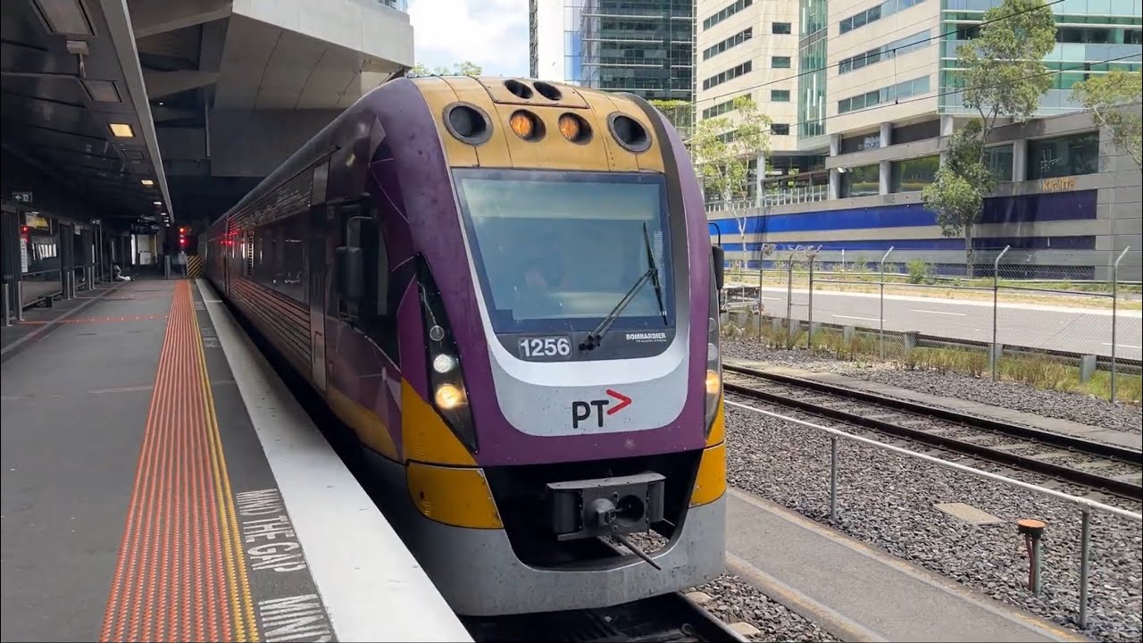 V/Line VL56 Arriving at Southern Cross Station from Traralgon - YouTube