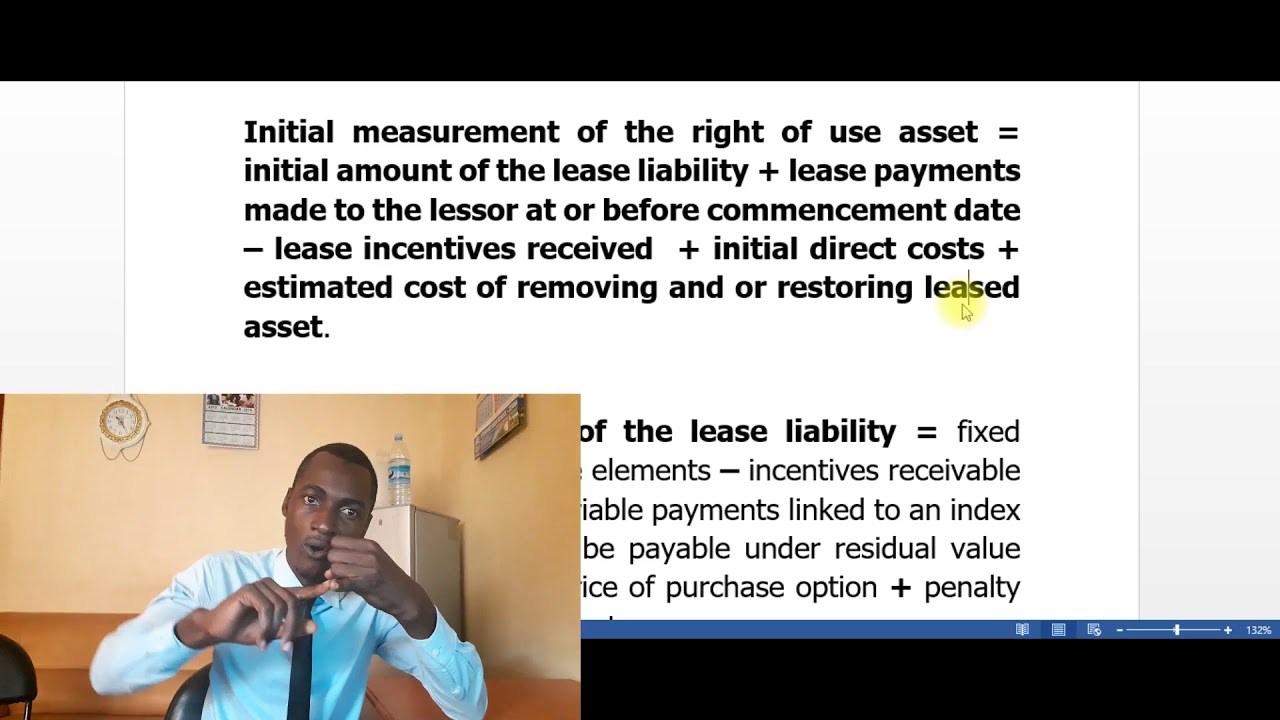 LESSEE ACCOUNTING - IFRS 16 LEASES (PART 2) - YouTube