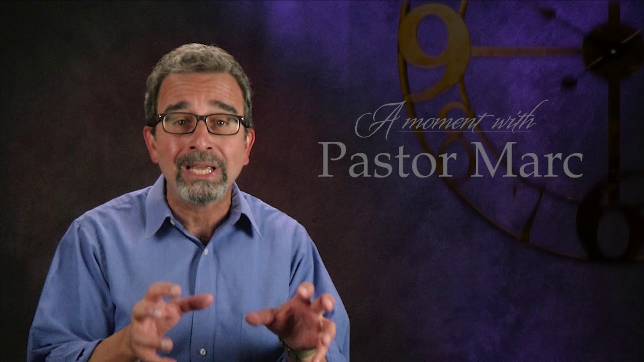 A Moment with Pastor Marc - Ep #29 “Be Still” (from the archives) - YouTube