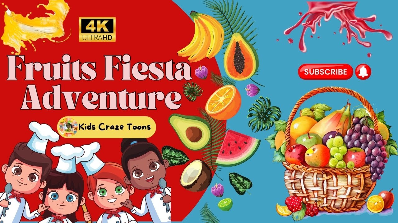 Fruit Fiesta Adventure: Learn Fruits and their Facts for Kids🍍 - YouTube