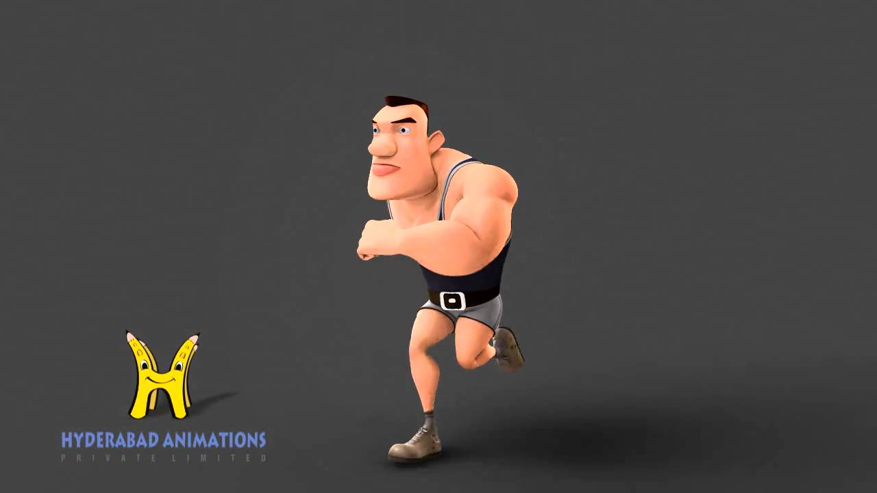Macho Man Walk cycle 01 - YouTube