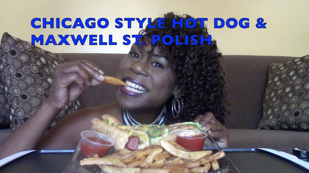 THE BEST CHICAGO STYLE HOT DOG | MAXWELL ST. POLISH | GARLIC BUTTER ...