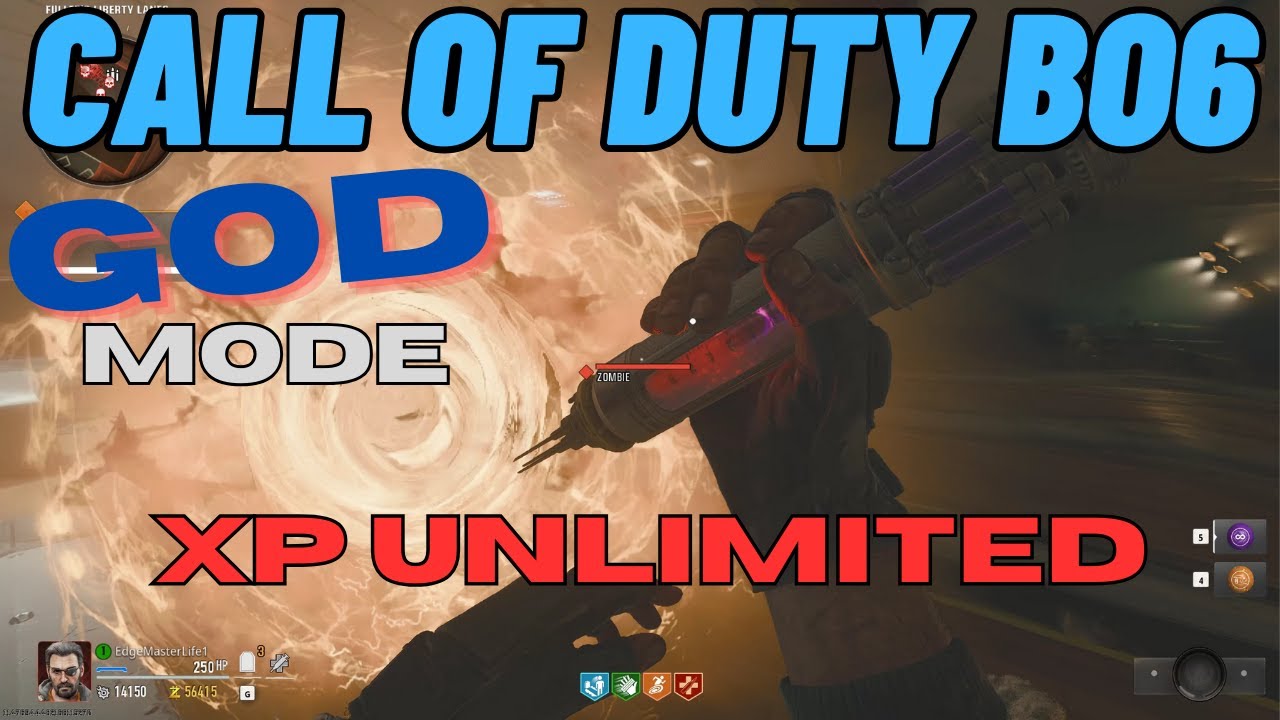 COD Black Ops 6: Crazy XP Using God Mode Glitch (Liberty Falls) - YouTube