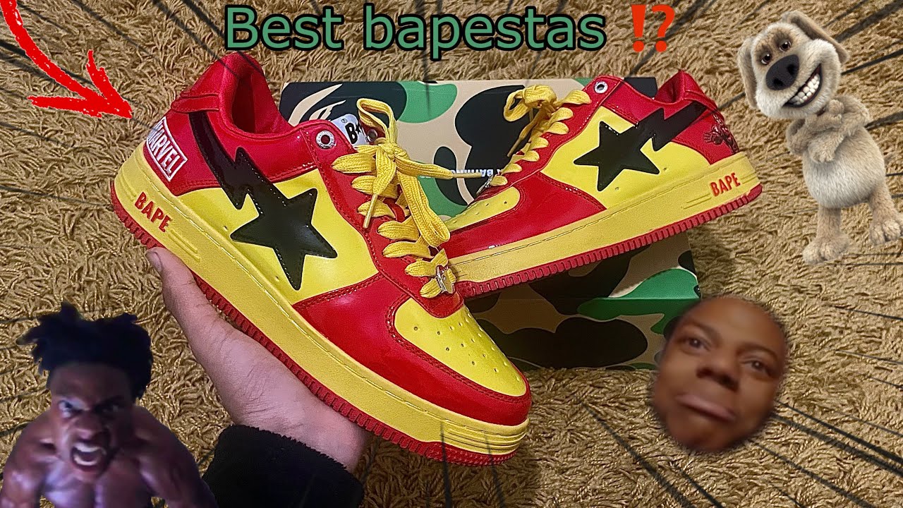 Best bapesta shoe ever ⁉️ [Unboxing and Reviewing IronMan Bapestas from ...