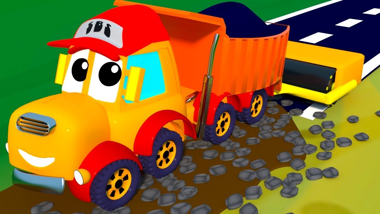 The Mighty Machines at Work Building a Road - Kids Construction Series ...