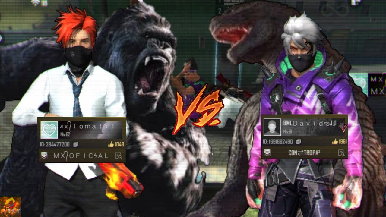 PVP Godzilla VS KingKong | Free Fire | AlfreRus - YouTube