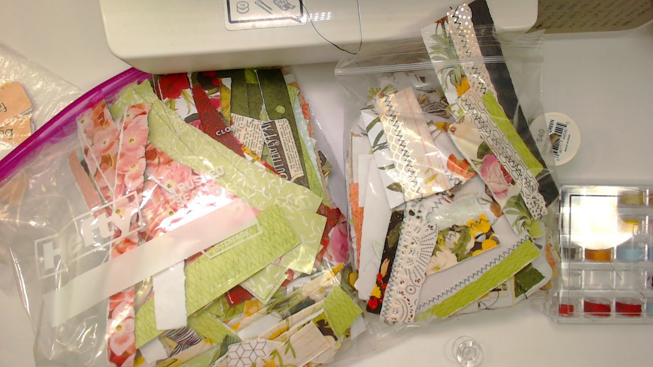 Using Up Scrap Paper - YouTube