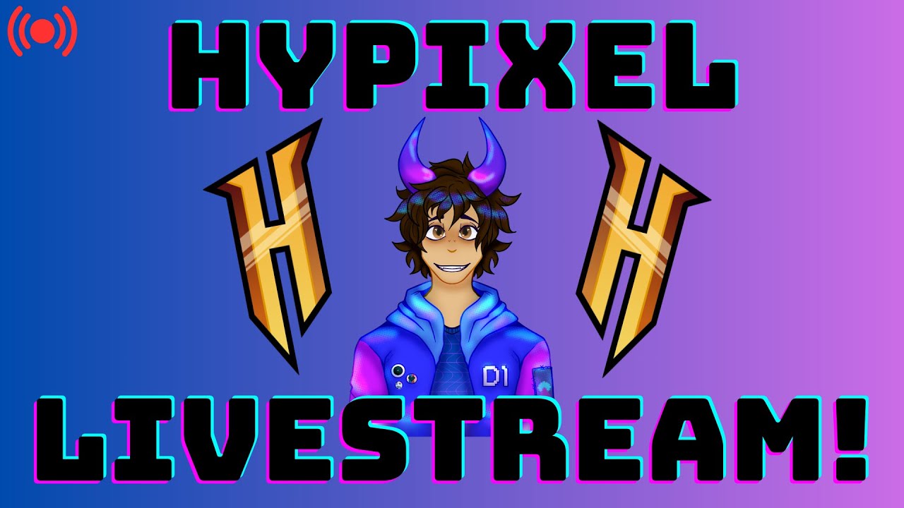 Playing More Hypixel LIVE!!! (Playing with viewers) (Road to 1.4k Subs ...