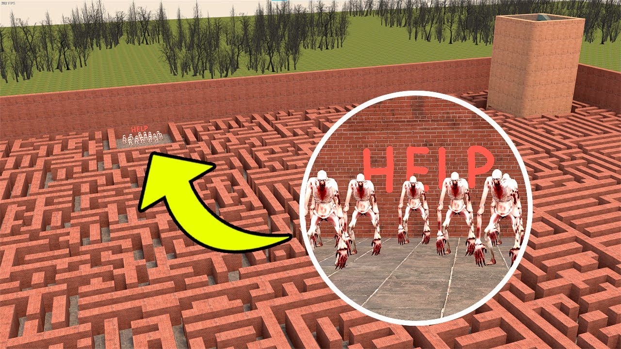 Never Go To Maze With SCP-096 In Garry's Mod! - YouTube