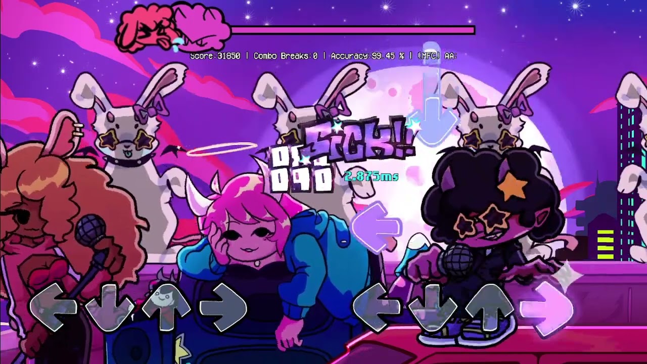 FNF - Promenade, but Hunni and Fever sing it (REMASTERED) - YouTube