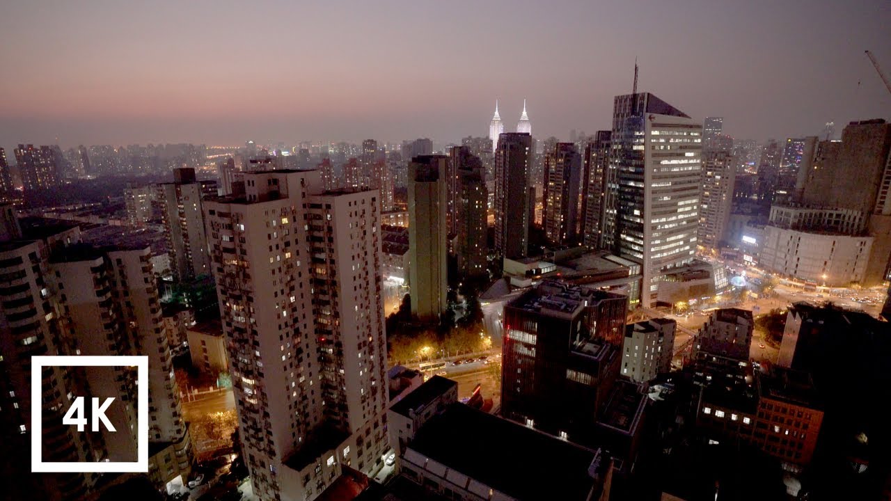 Shanghai, China City Soundscape (City Sounds at Night) - YouTube