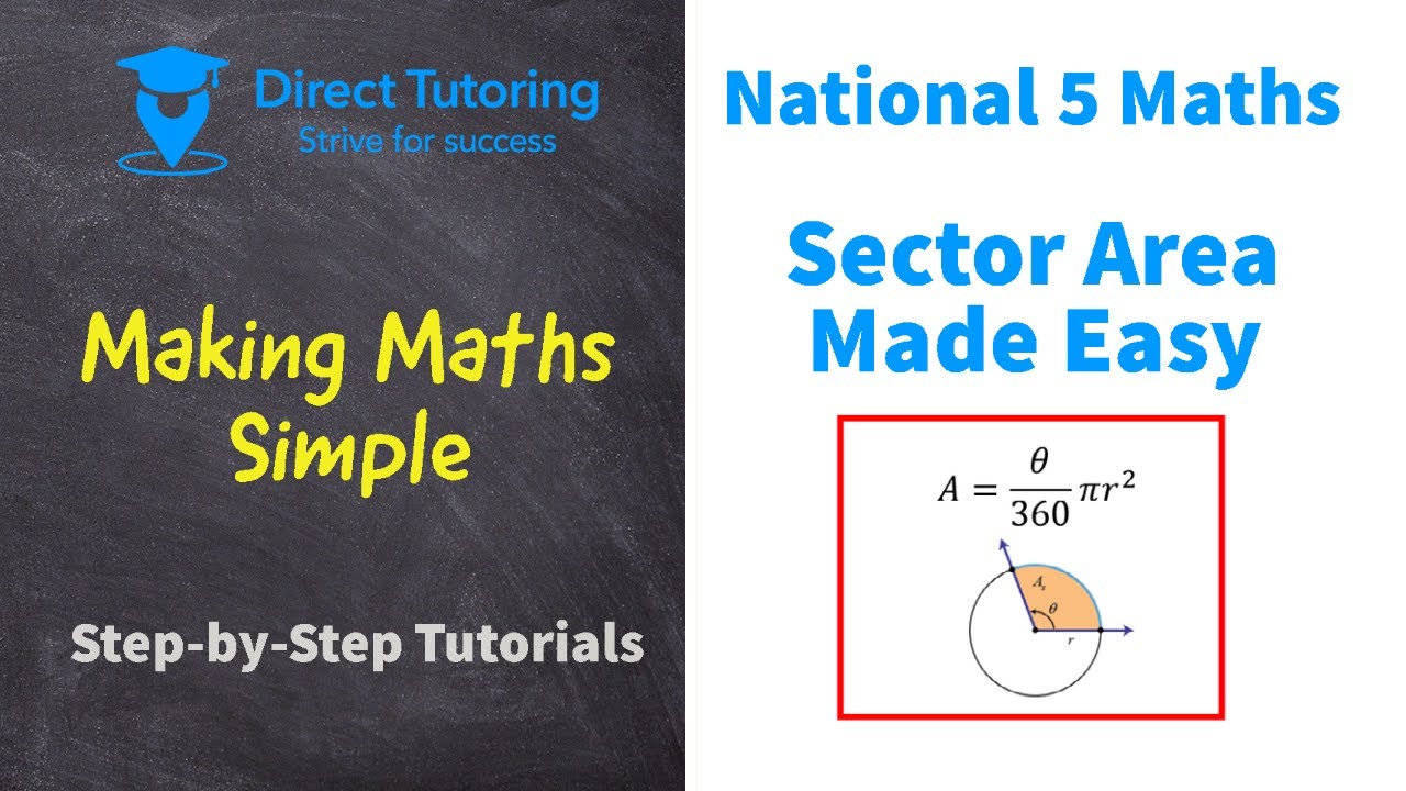How to Solve Sector Area Easily. National 5 Maths - YouTube