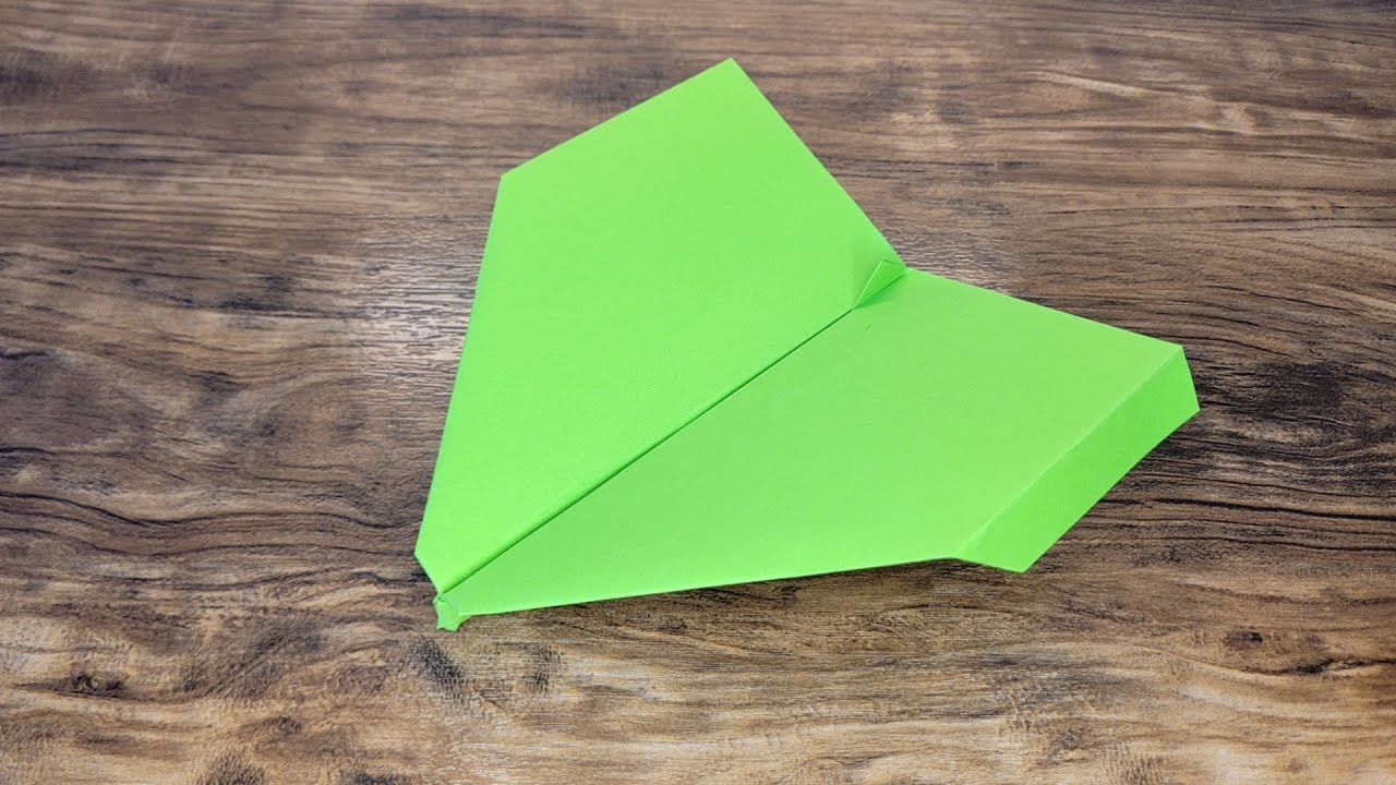 The LONGEST Flying Paper Plane EVER Made - YouTube