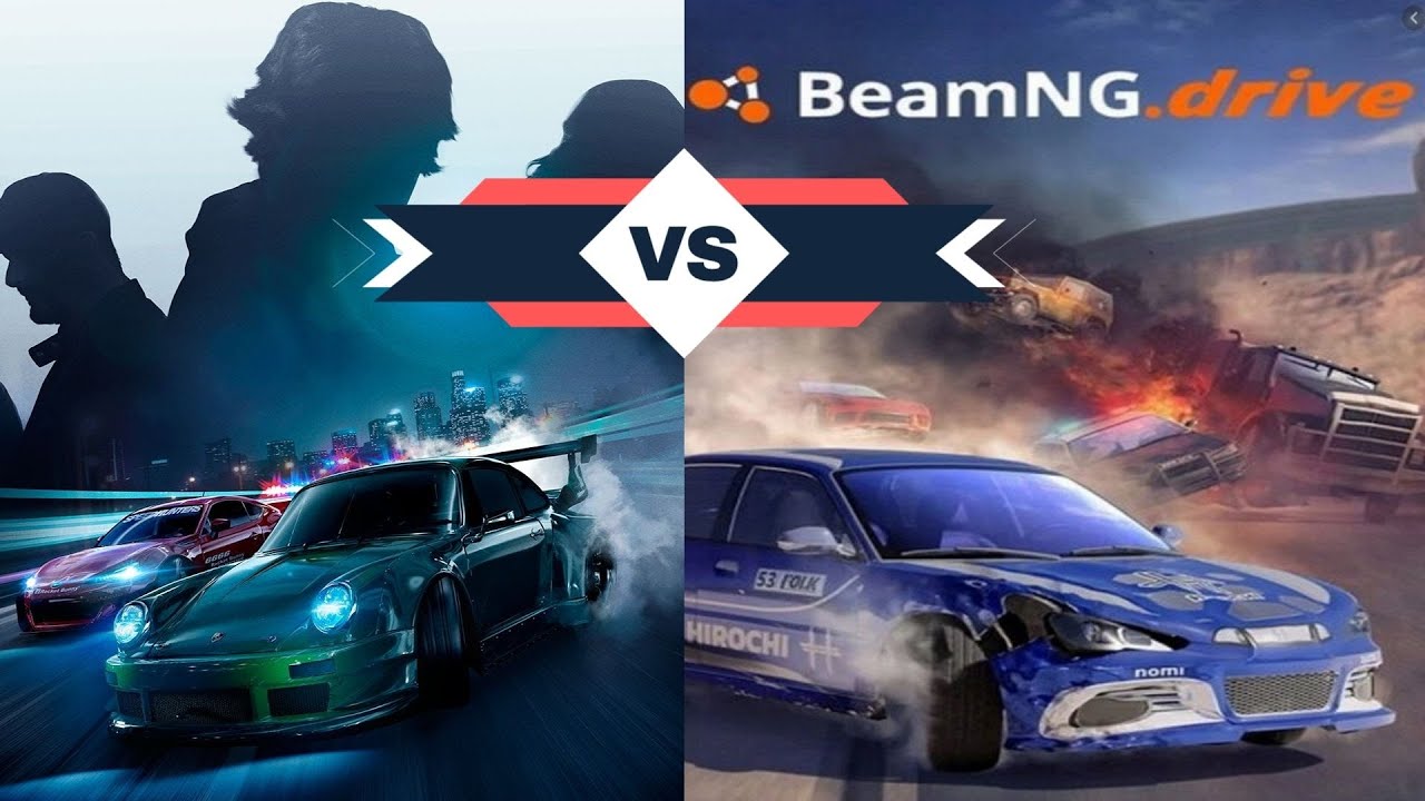 NEED FOR SPEED VS BEAMNG - YouTube