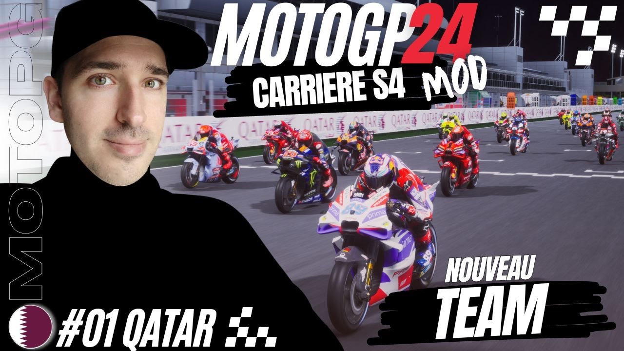 MotoGP 24 MOD - S4 E01 - NOUVEAU TEAM ET ÇA CHANGE TOUT !! - YouTube