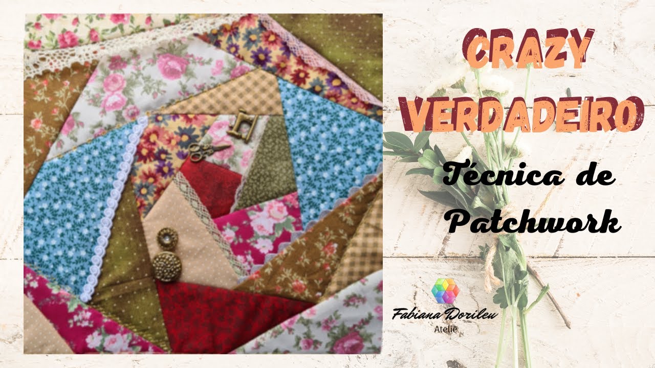 Técnica Crazy quilt , o verdadeiro - PAP fácil - YouTube