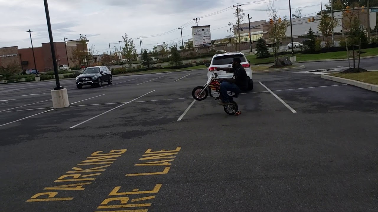 Wheelie bar 3000w razor dirt bike - YouTube
