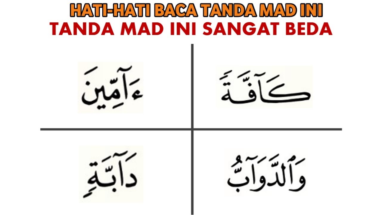 BELAJAR BACA SECARA BETUL TANDA MAD BERTEMU HURUF BERTASYDID | MAD ...