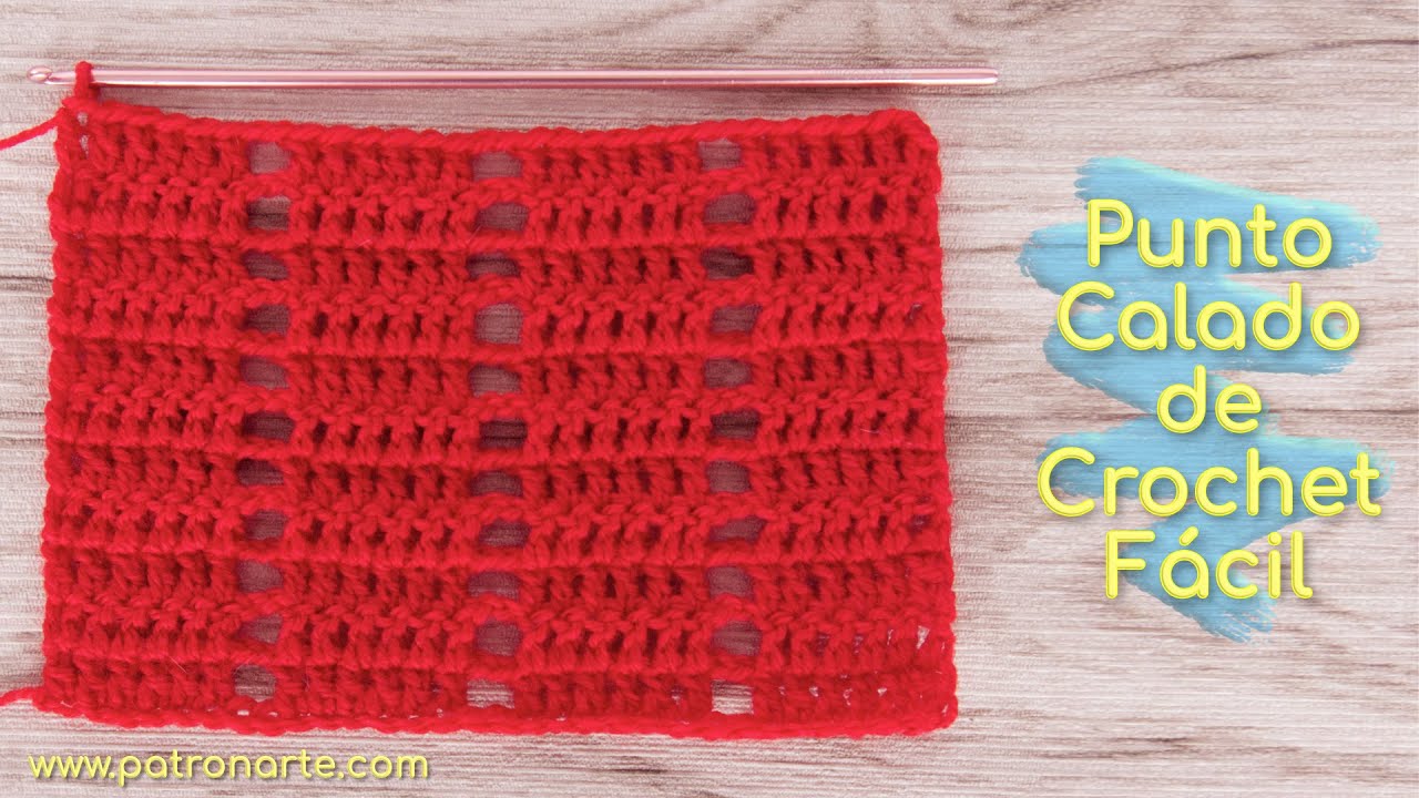 Tutorial de Punto Calado a Crochet para Principiantes: Crea Bonitos ...