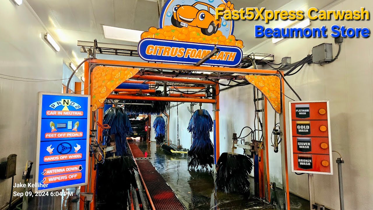 Fast5Xpress Carwash ~ Beaumont Store | October 2024 - YouTube