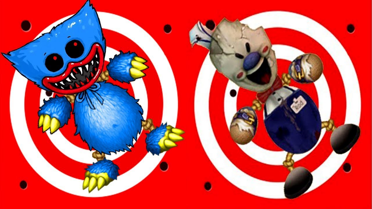 Kick the Huggy Wuggy Poppy Playtime vs Kick the Rod Ice Scream 5 - YouTube