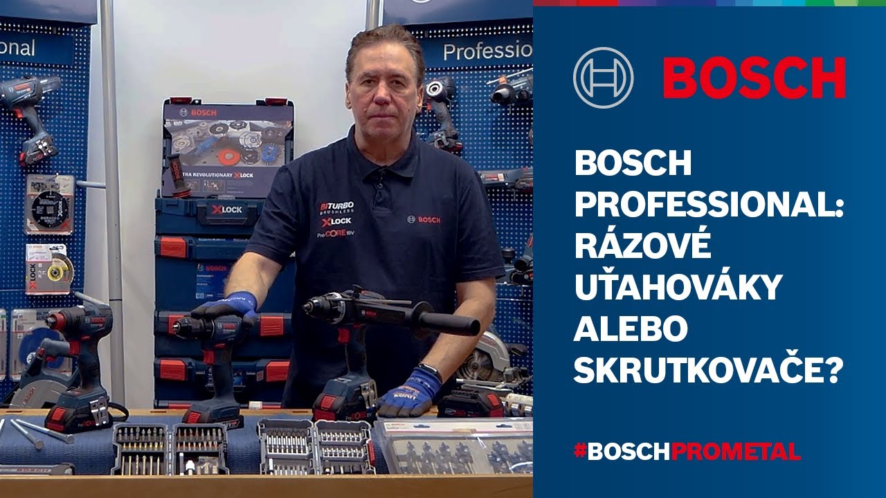 Bosch Professional: Rázový uťahovák alebo skrutkovač? - YouTube
