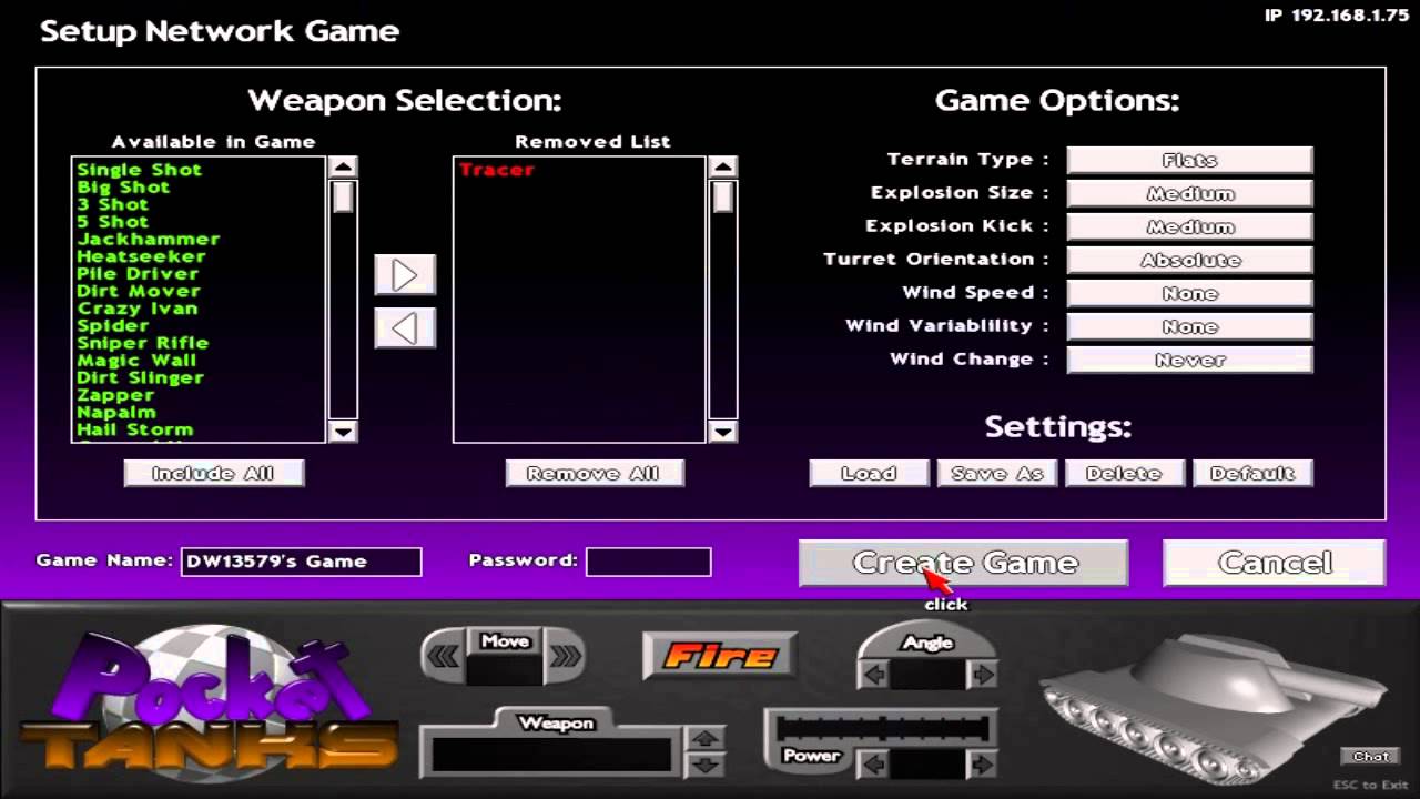 Pocket Tanks DW 2 - YouTube