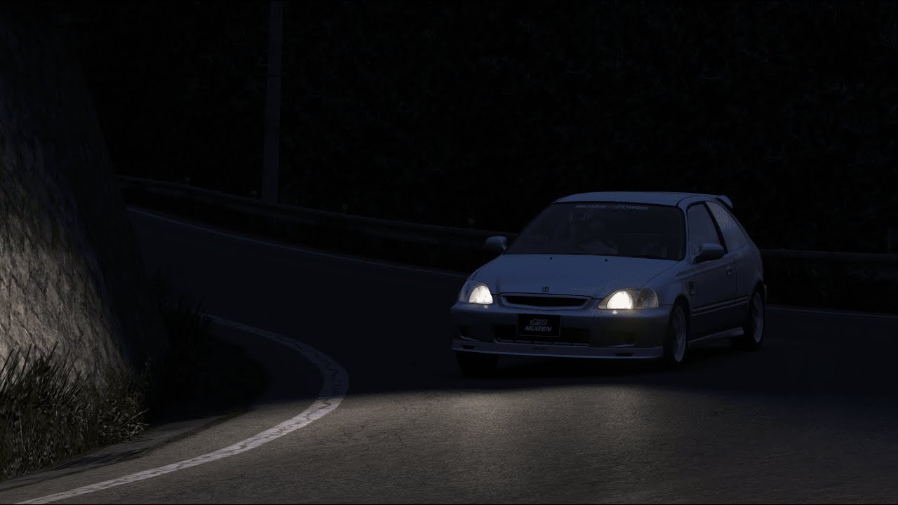 TSUCHISAKA TIME ATTACK IN CIVIC EK9 - 4'02.593 | Assetto Corsa Touge ...