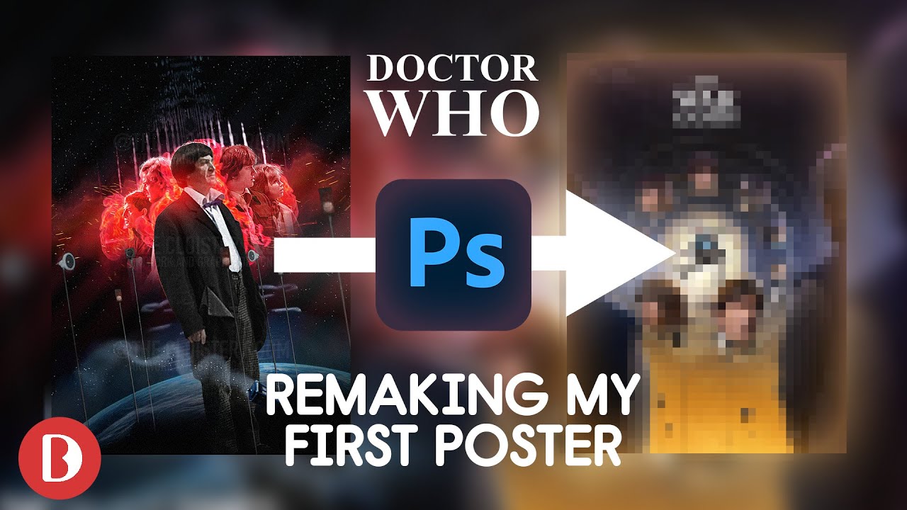Remaking My First DOCTOR WHO Poster - YouTube