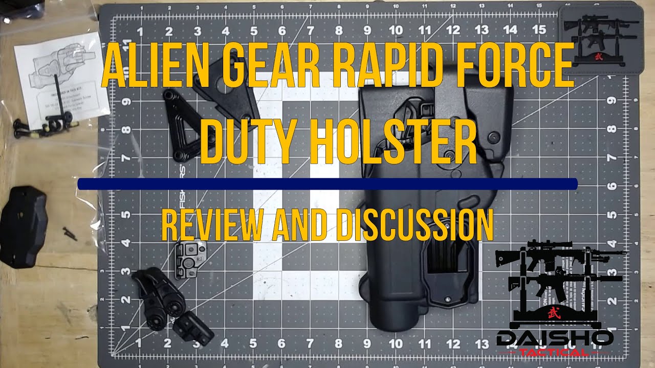 Alien Gear Rapid Force Duty Holster - Review and Discussion - YouTube