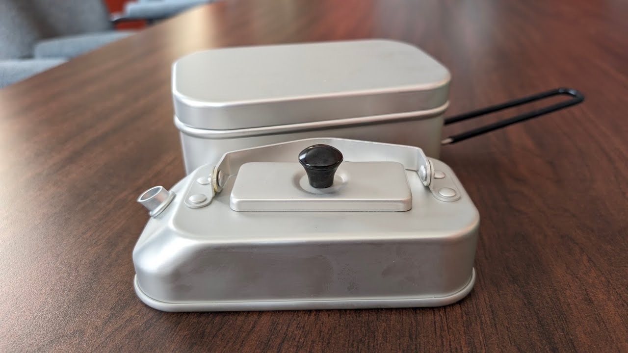 aluminum mess tin and mini 300ml kettle - YouTube
