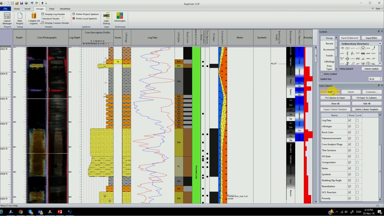 EasyCore v1.0 - Introduction to a professional core description ...