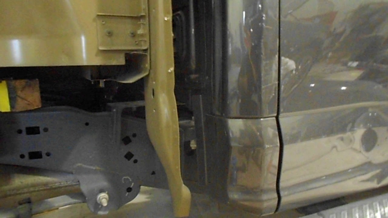 ford truck aluminum rivet removal - YouTube