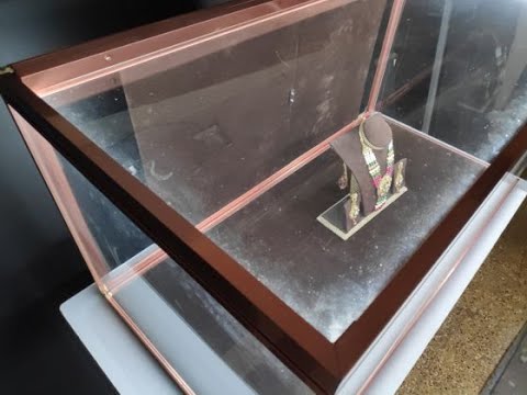 Portable Table top Display Cases - YouTube