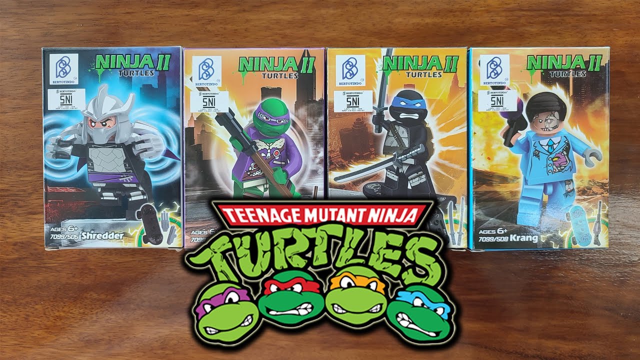 Rakit Lego legoan Teenage Mutant Ninja Turtles TMNT2 - YouTube
