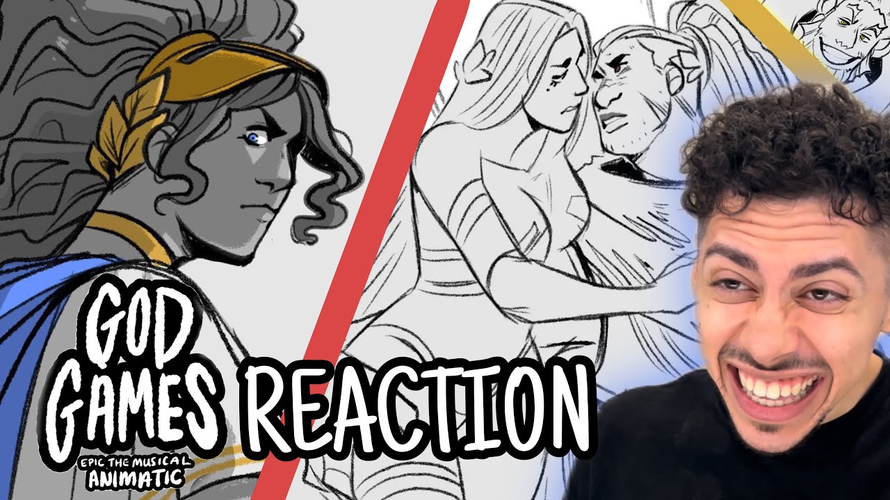 ATHENA VS EVERY GOD! | God Games EPIC: The Musical Animatic REACTION ...
