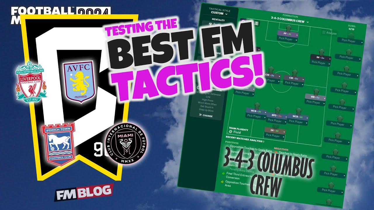 Testing the Best FM24 Tactics - 3-4-3 Columbus Crew | Football Manager ...