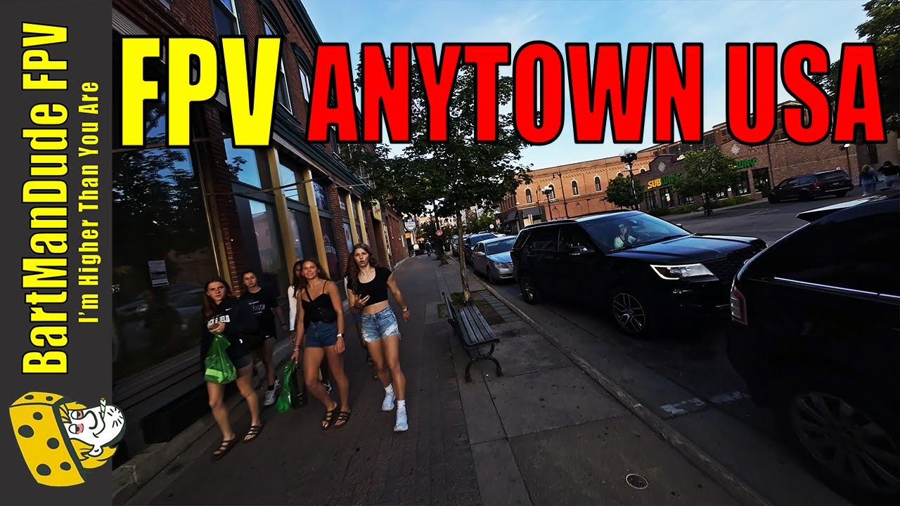 FPV - Downtown La Crosse, Wisconsin - o3 manual exposure- d-cinelike # ...