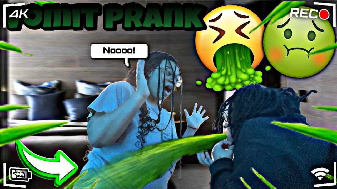 🤮Throw Up **PRANK** On My Best-friend😆(she was HEATED!!😬) - YouTube