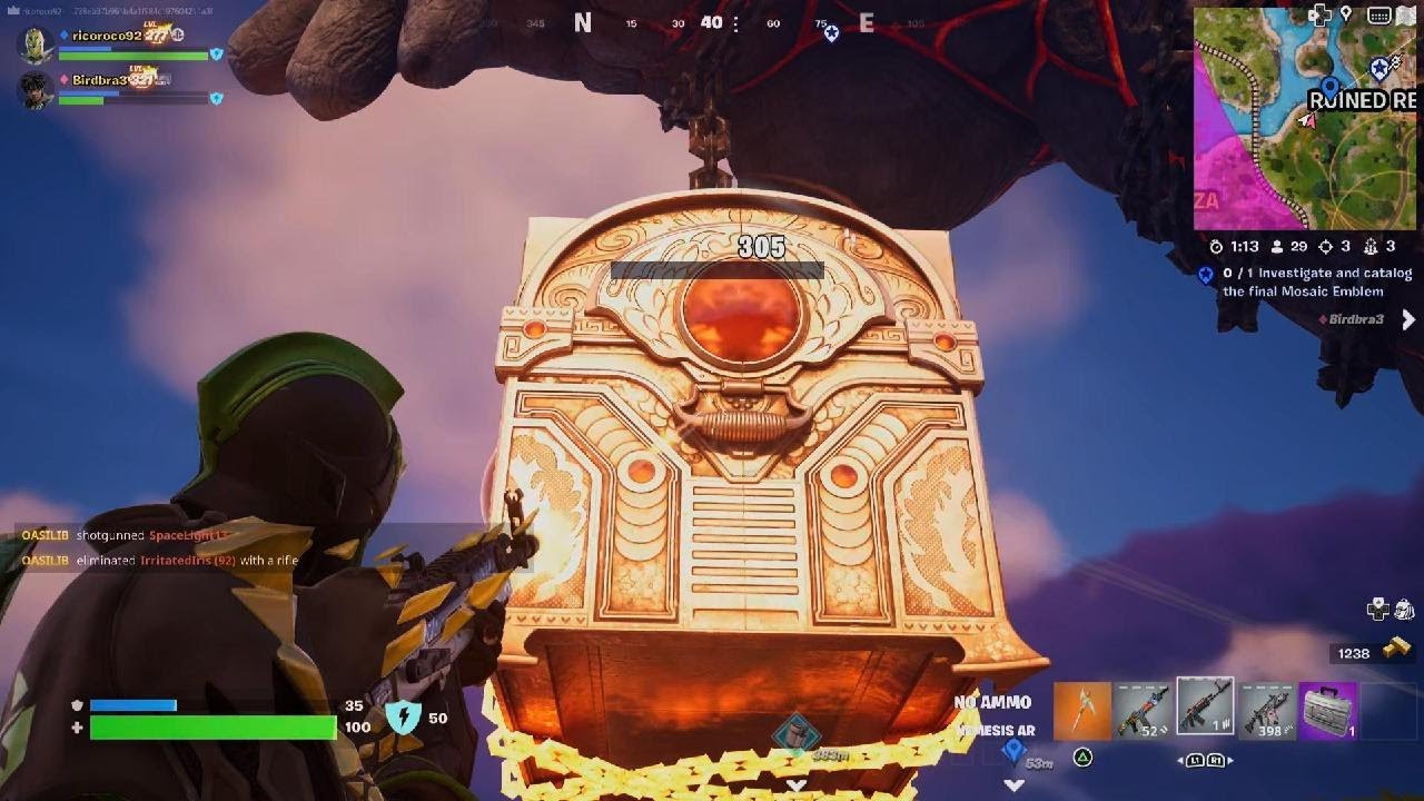 Opening Pandoras box Fortnite Chapter 5 - YouTube