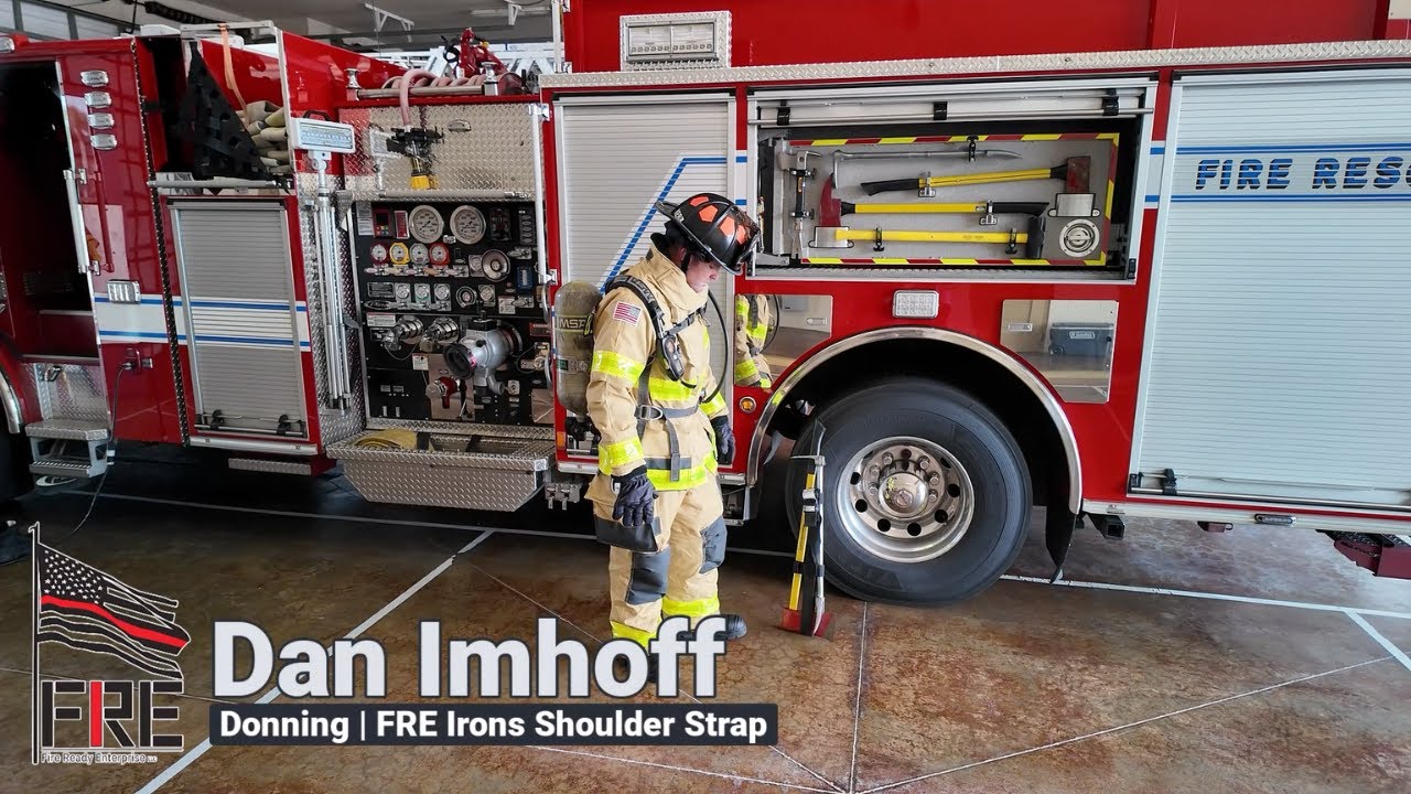 FRE Irons Shoulder Strap - Demonstration of how to don the strap for ...
