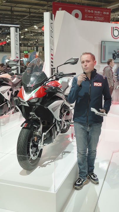 Check out the crazy front end on the new Bimota Tera | Eicma 2023 first look. #Bimota #Tera # ...
