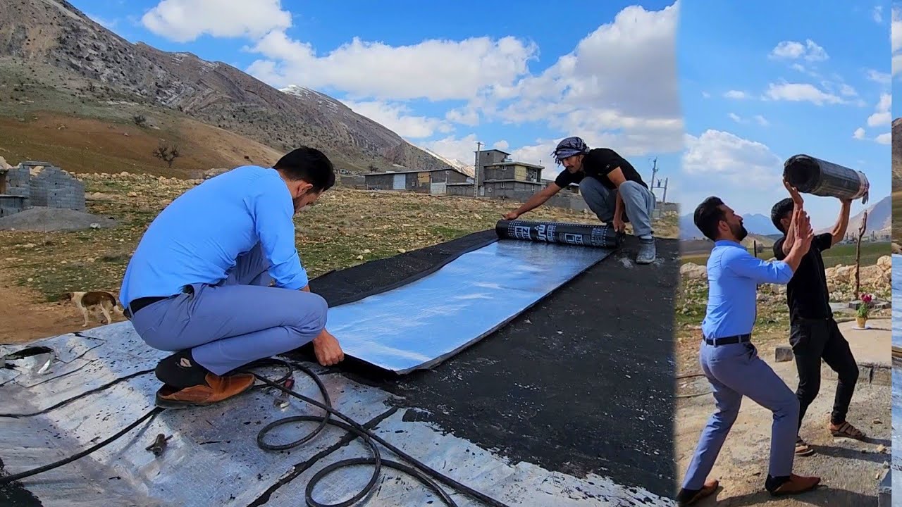"Supporting Ramin: Ali's help and solution for waterproofing the roof ...