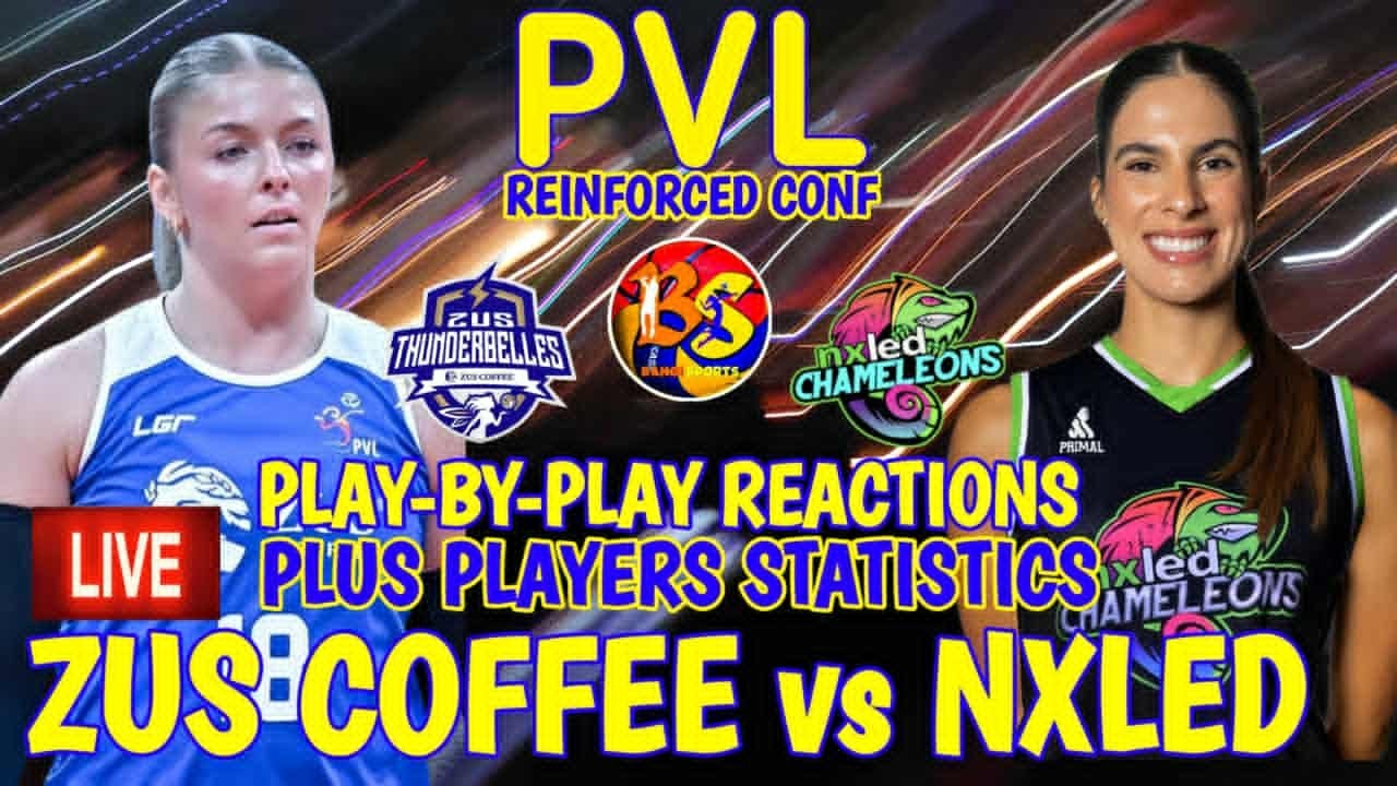 ZUS COFFEE vs NXLED I PVL REINFORCED CONF 2025 I PLAY-BY-PLAY REACTIONS ...