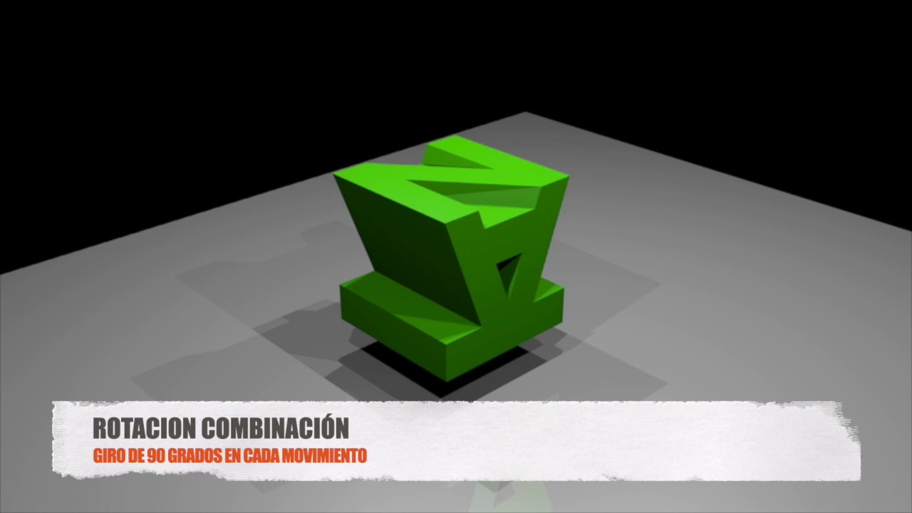 ROTACION DE LETRAS COMBINADAS - YouTube