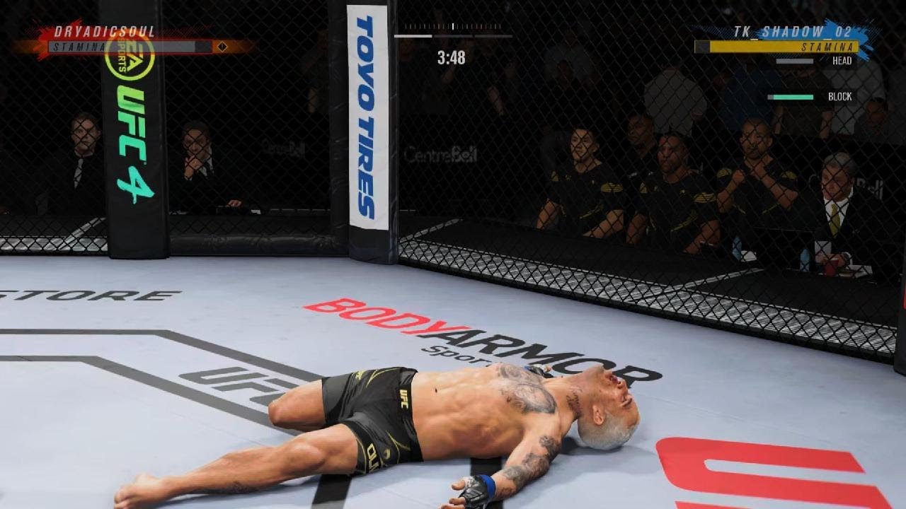 Fake glove touch leads to SATISFYING KNOCKOUT! UFC 4 - YouTube