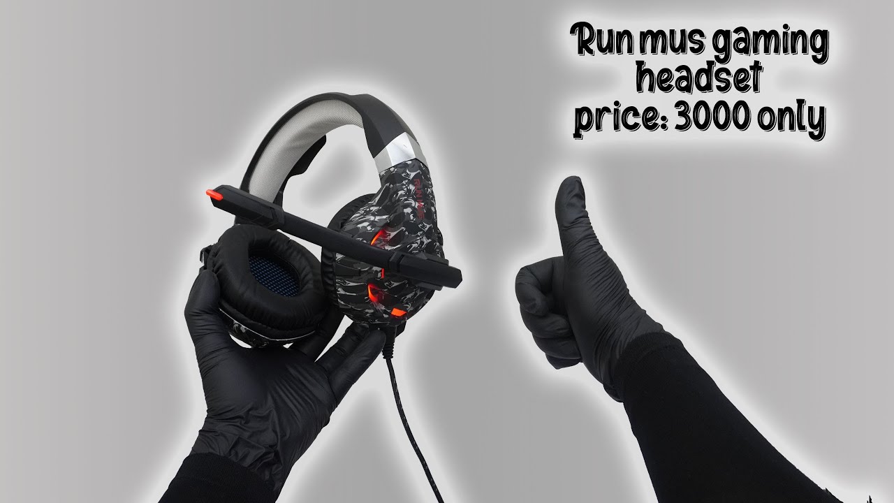 Run Mus Gaming Headset | Unboxing | Price: 3000 only - YouTube